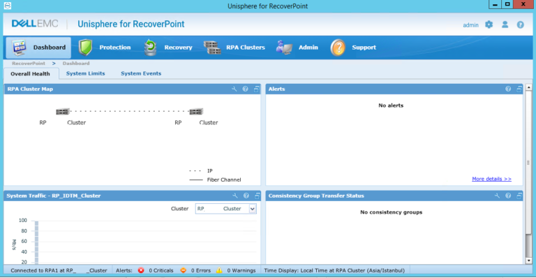 Dell EMC RecoverPoint Güvenlik Güncelleştirilmesi ve GUI erişimi ...